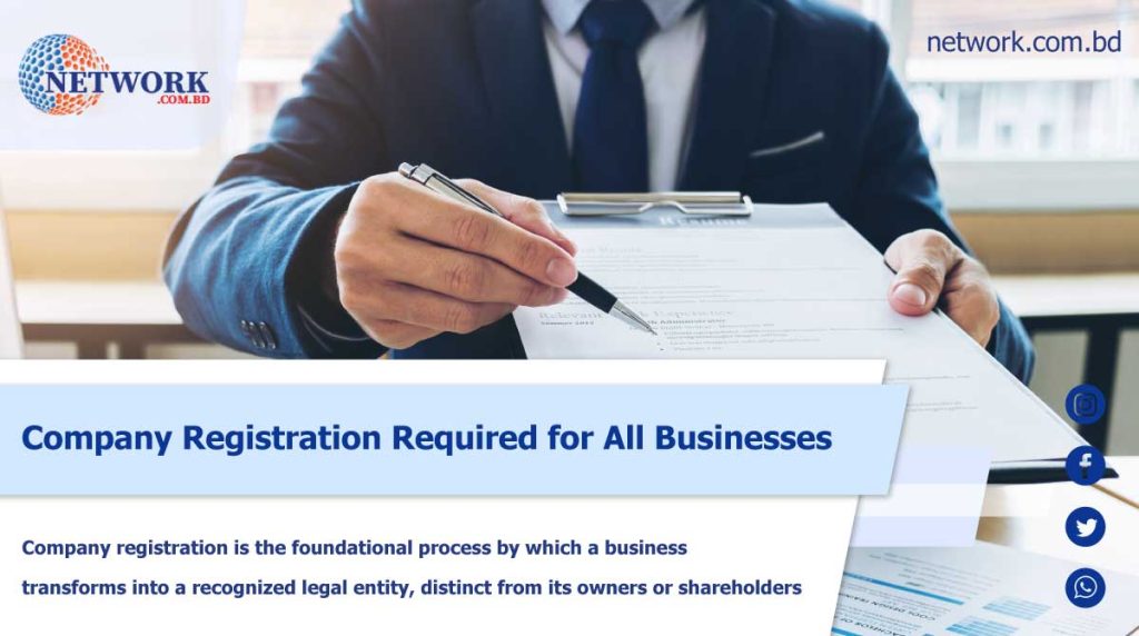 Company Registration Required for All Businesses